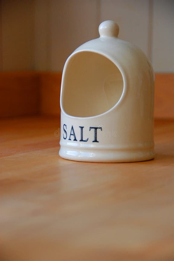 Salt container stock photo. Image of cooking, kitchenalia - 22957050