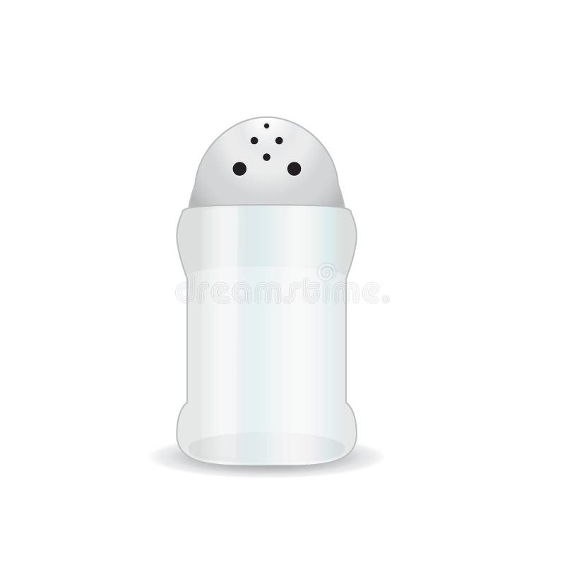 Salt container stock vector. Illustration of shiny, shaker - 45163605