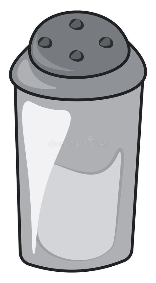 Salt Container, Vector or Color Illustration Stock Illustration ...