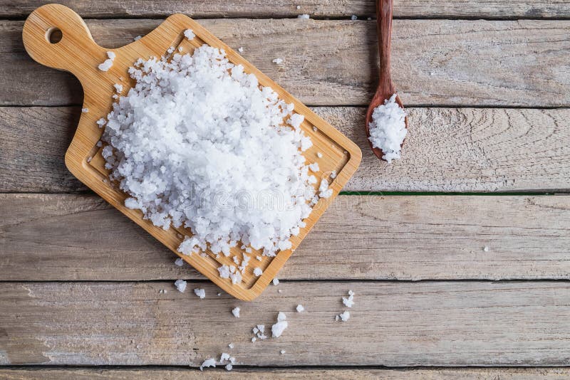 Salt for cooking stock image. Image of close, grain - 156400651