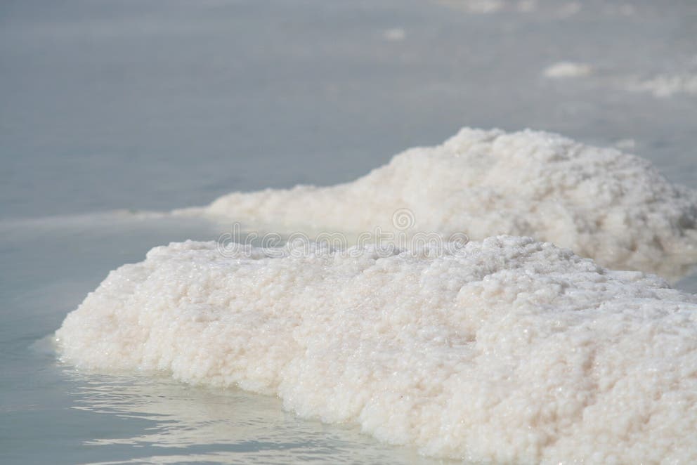 Salt-Covered Rocks stock image. Image of minerals, palestine - 19970513