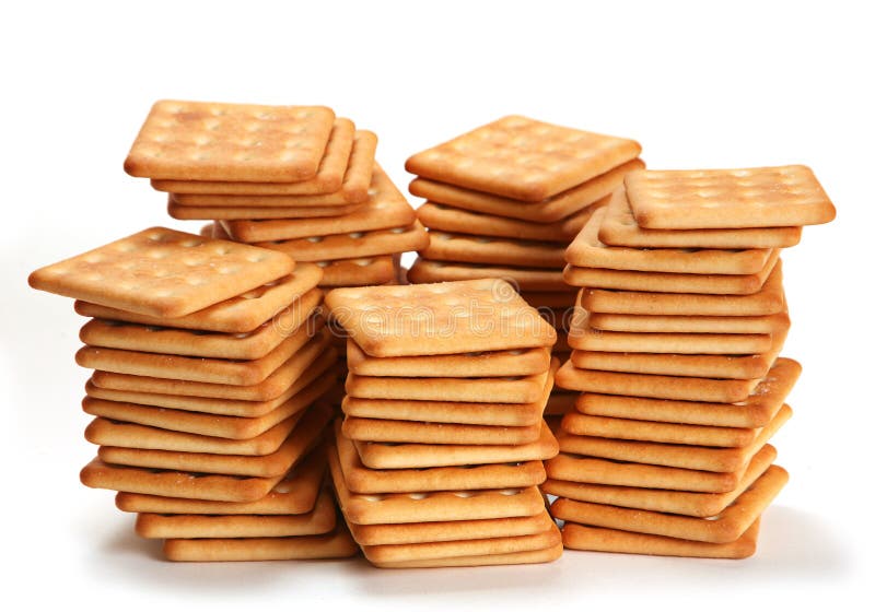 Salt crackers stock image. Image of pastry, square, horizontal - 14425325