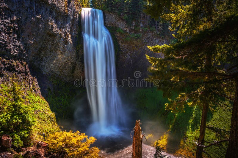 Salt Creek Falls Oregon Cascade Range Usa Stock Photos - Free & Royalty ...
