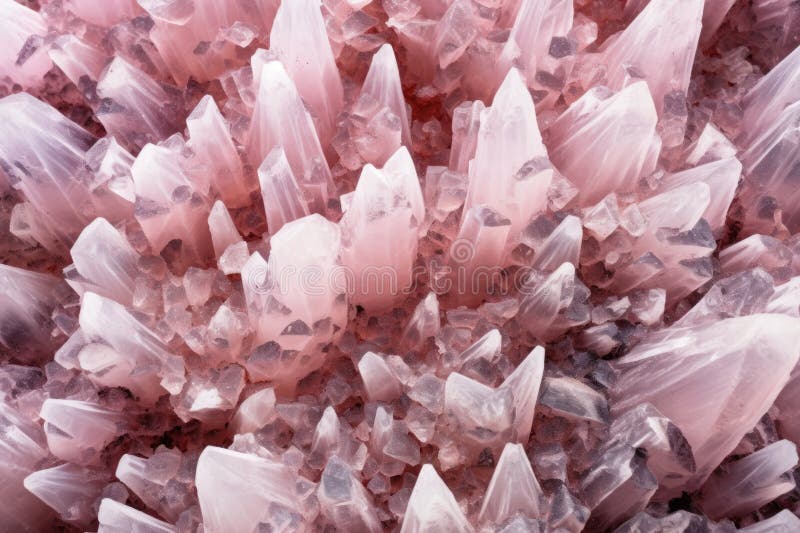 Salt Crystal Formations Close-up Stock Illustration - Illustration of ...