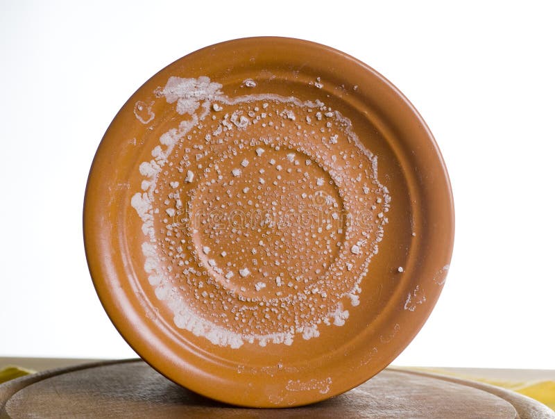 Salt Crystallized Over Plate Stock Photo - Image of salt, plate: 16791124