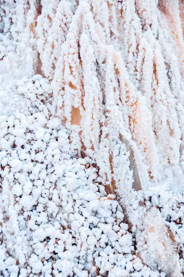 Salt Crystals Backgraund. Salt Mountain in Spain Stock Photo - Image of ...