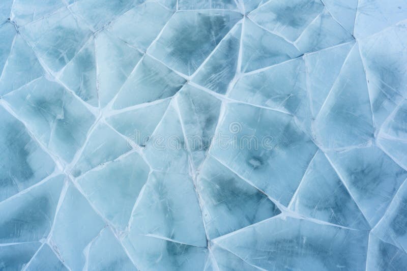 Salt Crystals Pattern on the Lagoon Surface, Seen from the Drone Stock ...