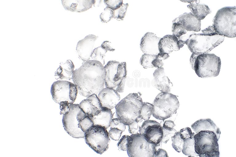 Salt Crystals Under Microscope Stock Photo - Image of crystal, isolated ...