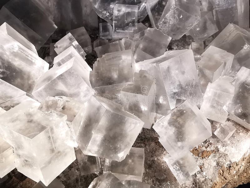 Salt cubes halite mineral stock photo. Image of sodium - 276972152