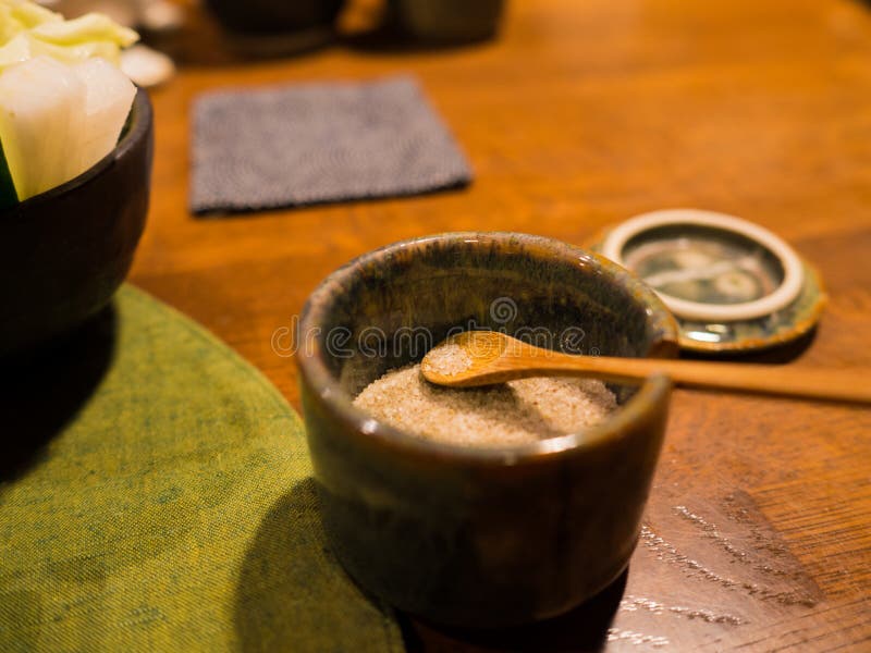 Salt cup stock photo. Image of spoon, cooking, salt, traditional - 94496354