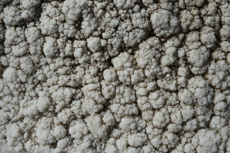 Salt Deposition Pattern on an Wall, in a Salt Mine Stock Photo - Image ...