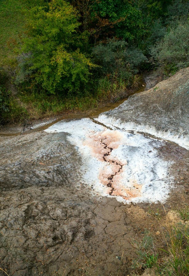 Salt deposits / formation stock photo. Image of carbonates - 47624634