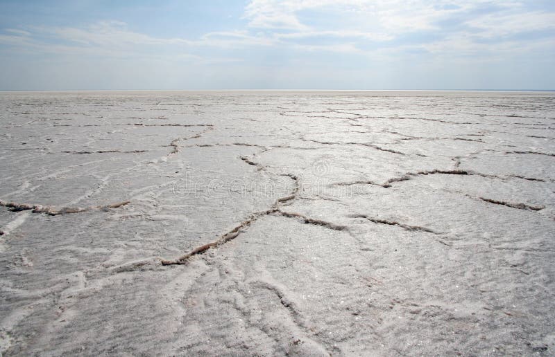 Salt desert stock image. Image of clouds, dead, lost, isolated - 1599759