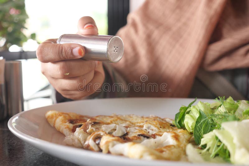 Salt Falls from a Salt Shaker Stock Image - Image of crystal, motion ...