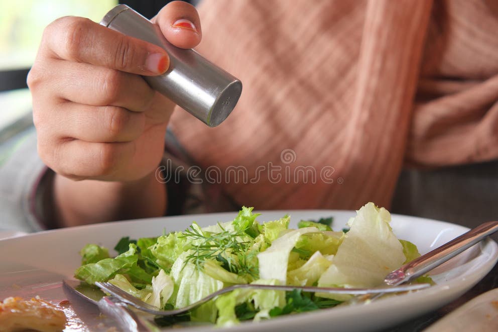 Salt Falls from a Salt Shaker Stock Image - Image of abstract, falling ...