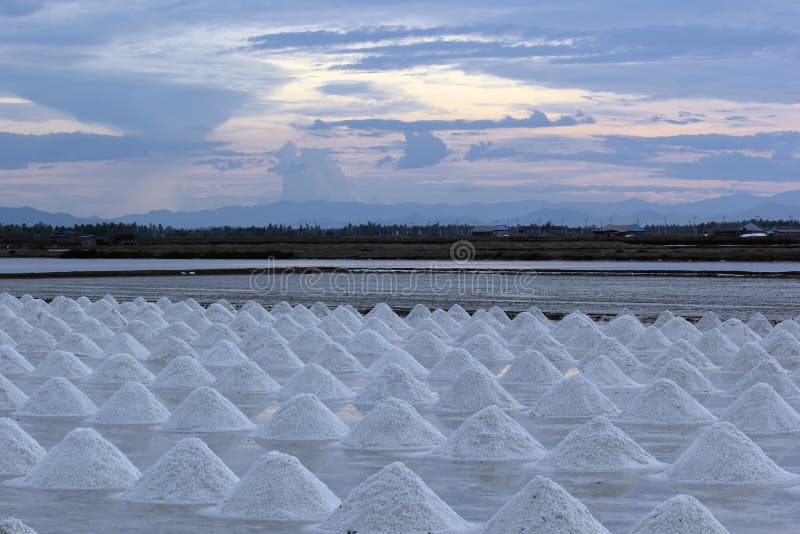 Salt farm stock photo. Image of salt, view, sunrise, dawn - 38547004