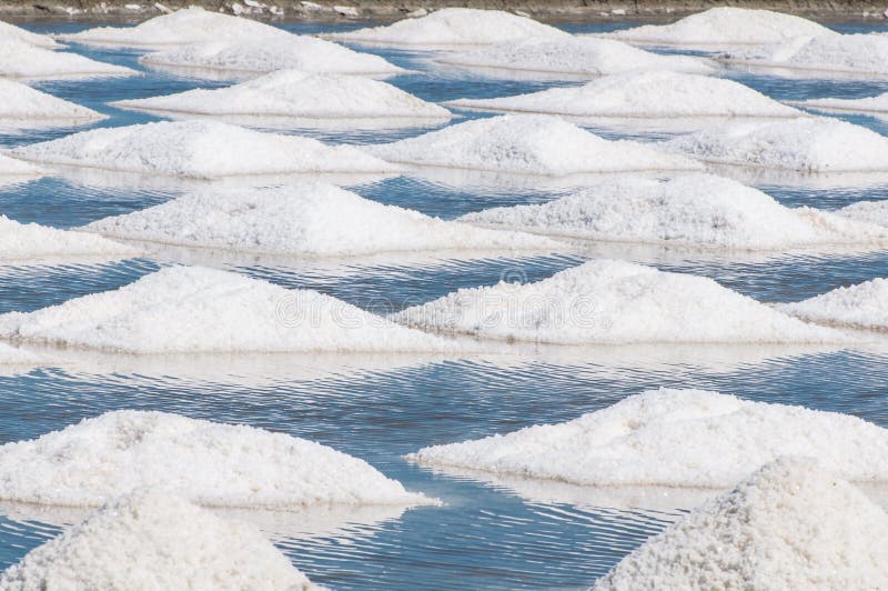 Salt farm and blue sky stock image. Image of sunny, tropical - 65273877