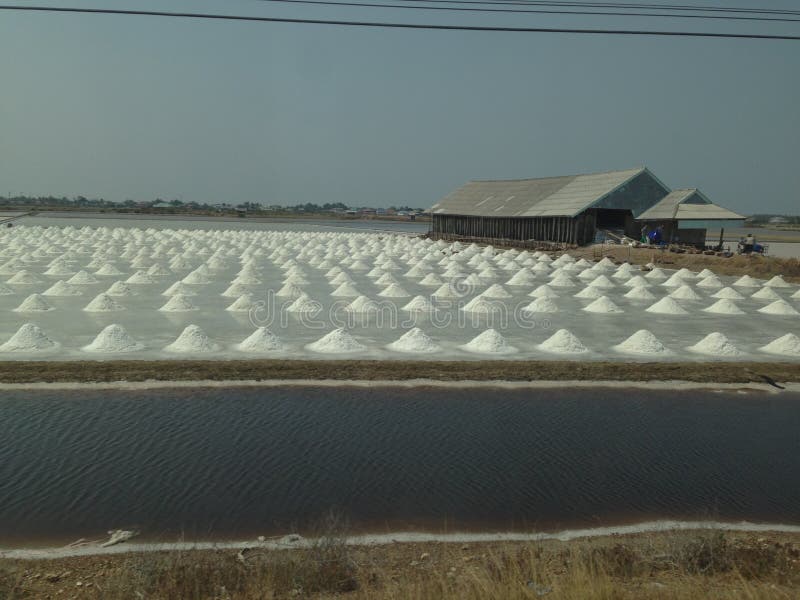 Salt Farm stock image. Image of seawater, occupation - 83631397