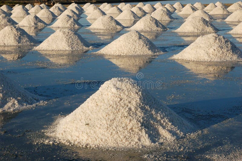 Salt field stock photo. Image of thai, asia, nature, saltfield - 15720916