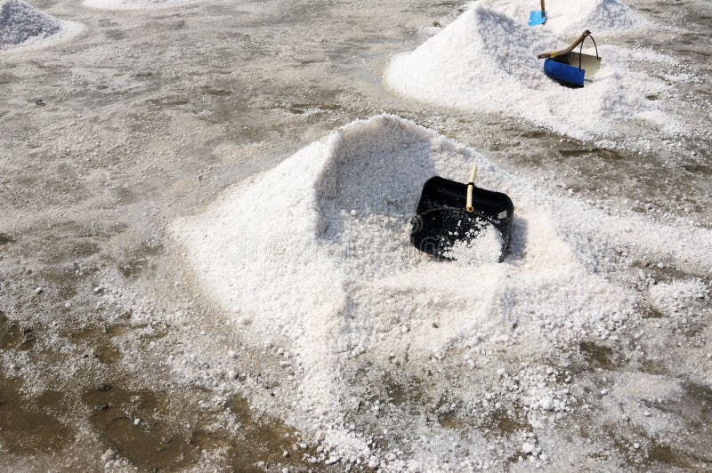 Salt field stock photo. Image of freshness, heap, salt - 18880540