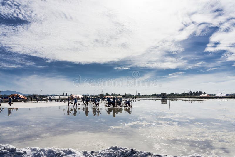 Salt field stock photo. Image of blue, biaraquo, ninhhasup2 - 86689630