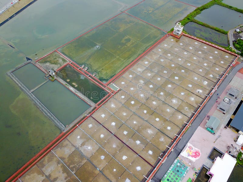 Salt Field in Taiwan in Taninan Stock Photo - Image of taiwan, salt ...