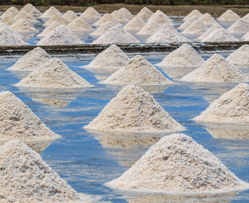 Salt fields in the sunset stock photo. Image of culture - 35985214