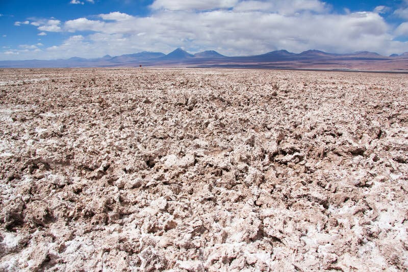 Salt flat Salar de Atacama stock photo. Image of rocks - 279829962