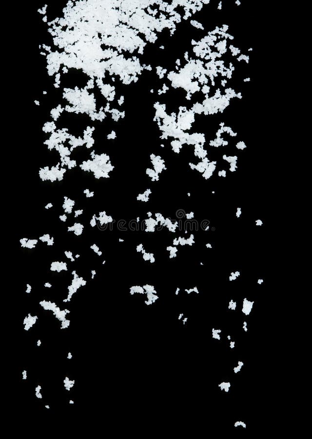 Salt Flying Explosion, Crystal White Grain Salts Explode Abstract Cloud ...