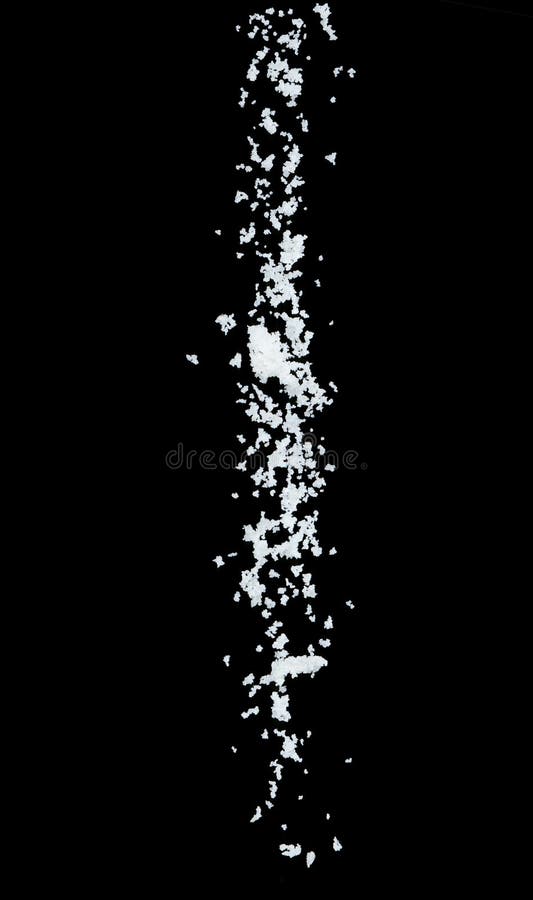Salt Flying Explosion, Crystal White Grain Salts Explode Abstract Cloud ...