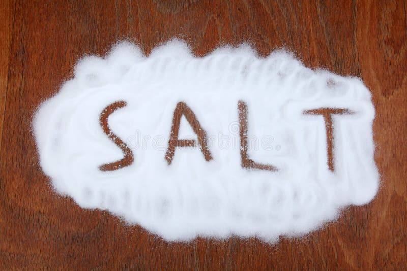 Salt grains stock image. Image of arteries, grain, ingredient - 76075755