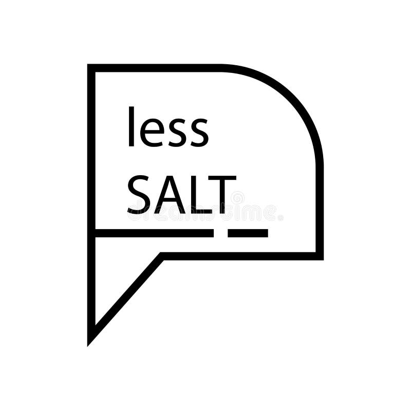 Salt Icon Vector Sign and Symbol Isolated on White Background, Salt ...