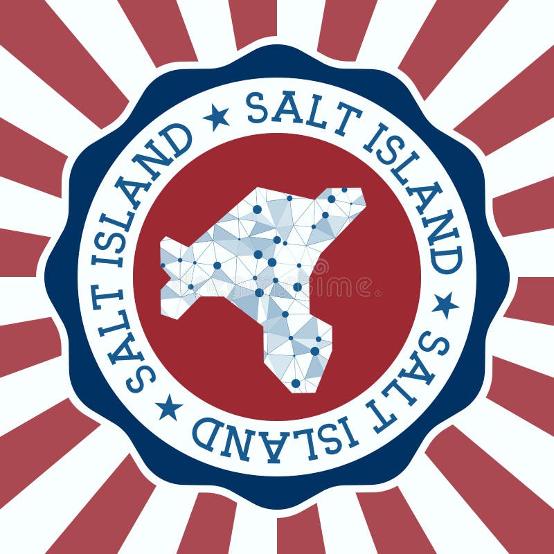 Salt Island Badge. stock vector. Illustration of kingdom - 220068102