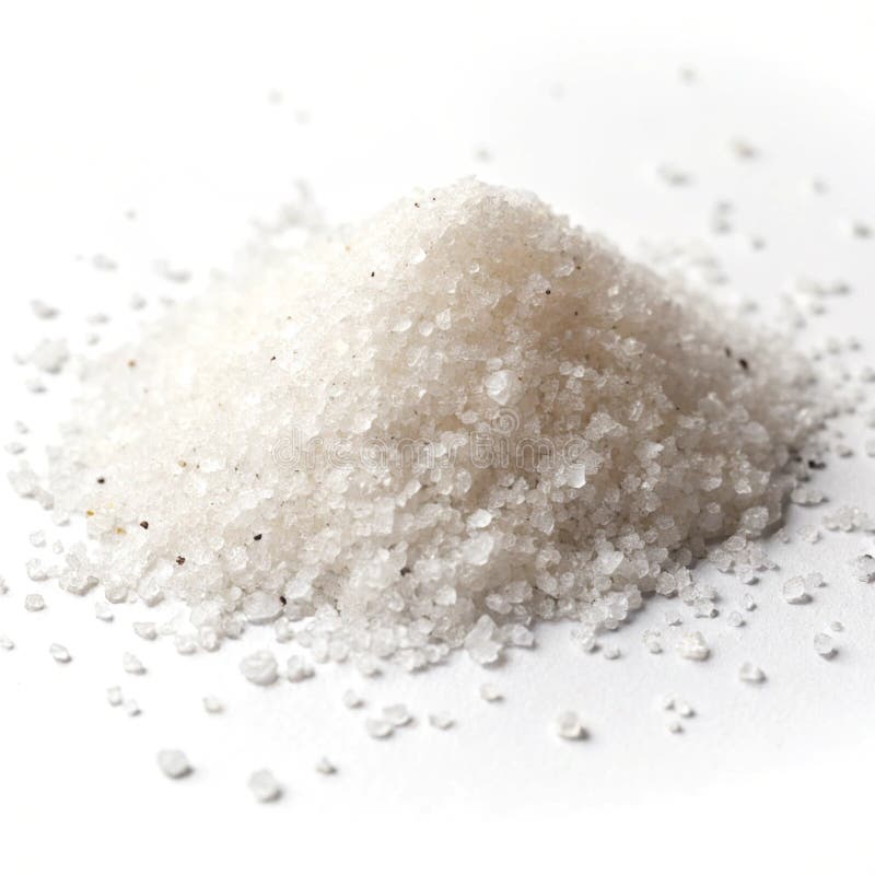 Salt Isolated on White Background Stock Illustration - Illustration of ...