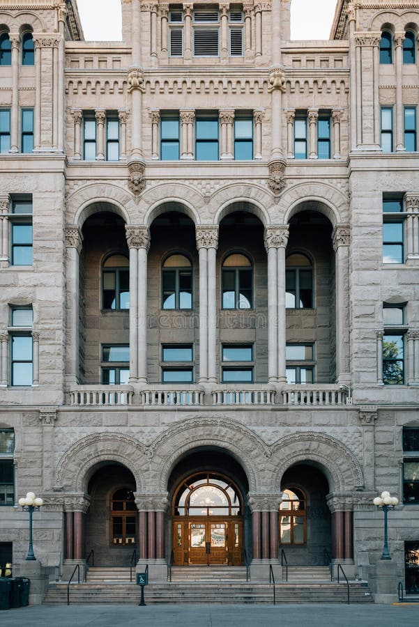 The Salt Lake City and County Building, in Salt Lake City, Utah ...
