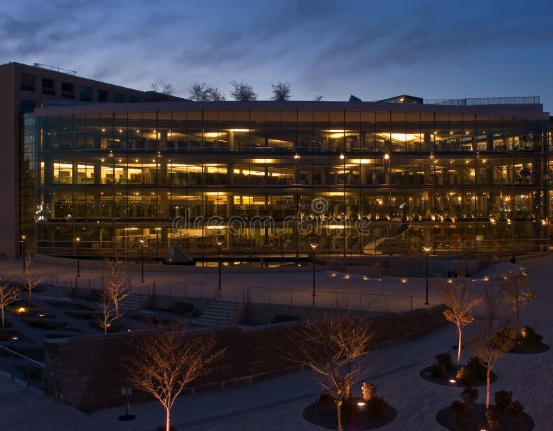 Salt Lake City Library stock image. Image of glass, salt - 5308585