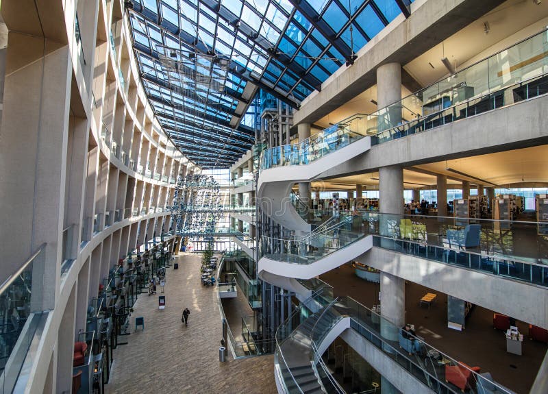 Salt Lake City Public Library Editorial Stock Image - Image of utah ...