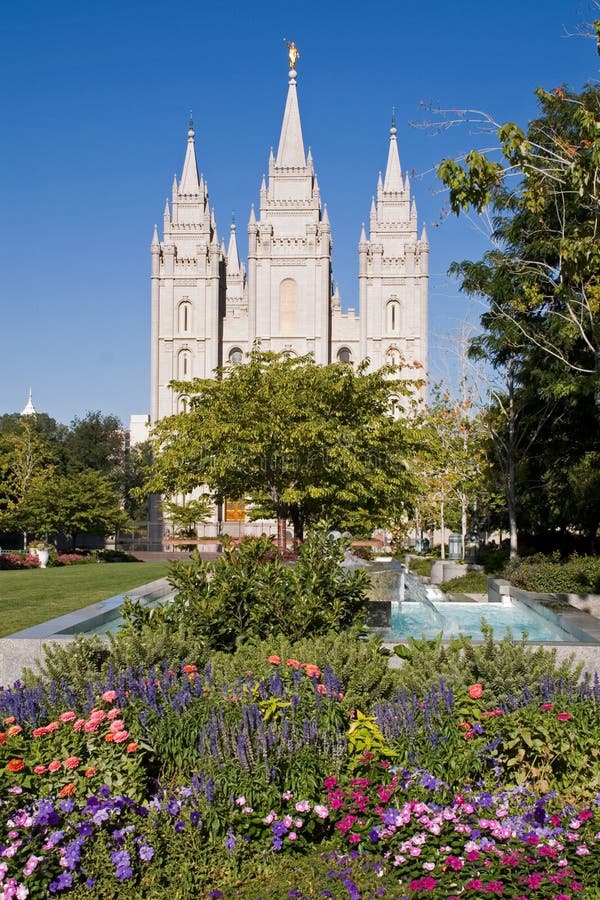 Salt Lake City Temple stock image. Image of sacred, landmark - 11846993