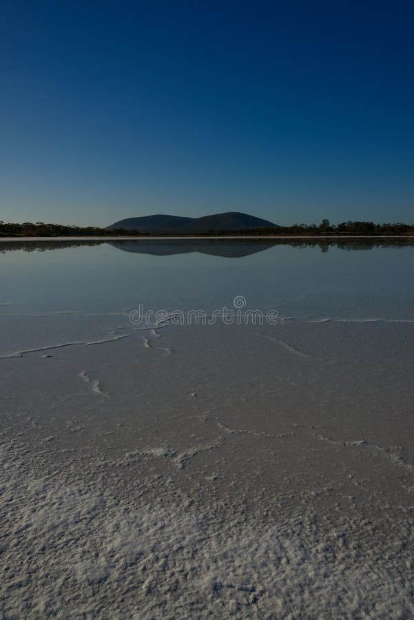 Salt Lake reflection stock image. Image of horizontal - 36840859