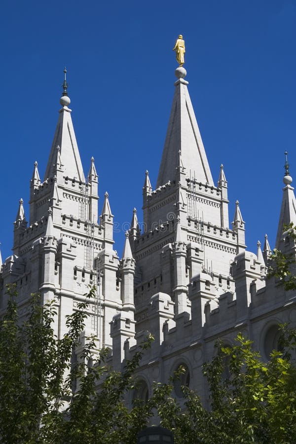 Salt Lake Temple East Towers Stock Photo - Image of utah, synagogue: 891394