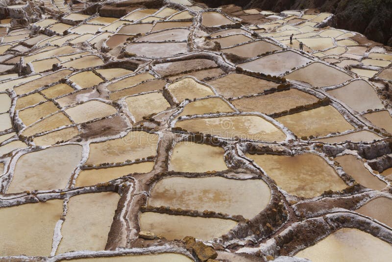 Salt lakes Peru stock image. Image of pattern, panorama - 27216859