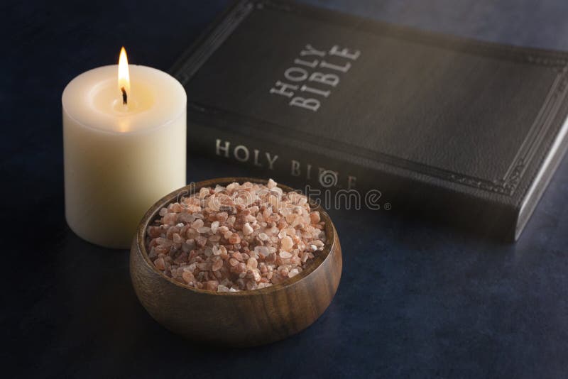 Salt and Light a Teaching from Jesus Christ Stock Image - Image of ...