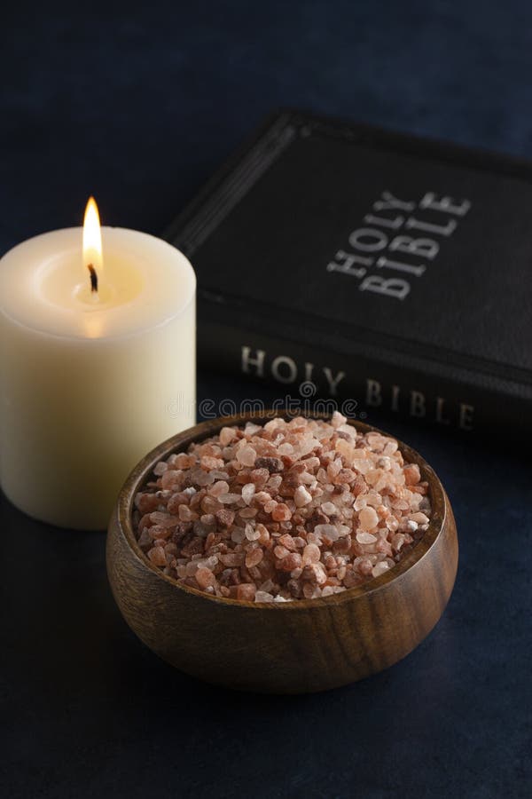 Salt and Light a Teaching from Jesus Christ Stock Photo - Image of ...