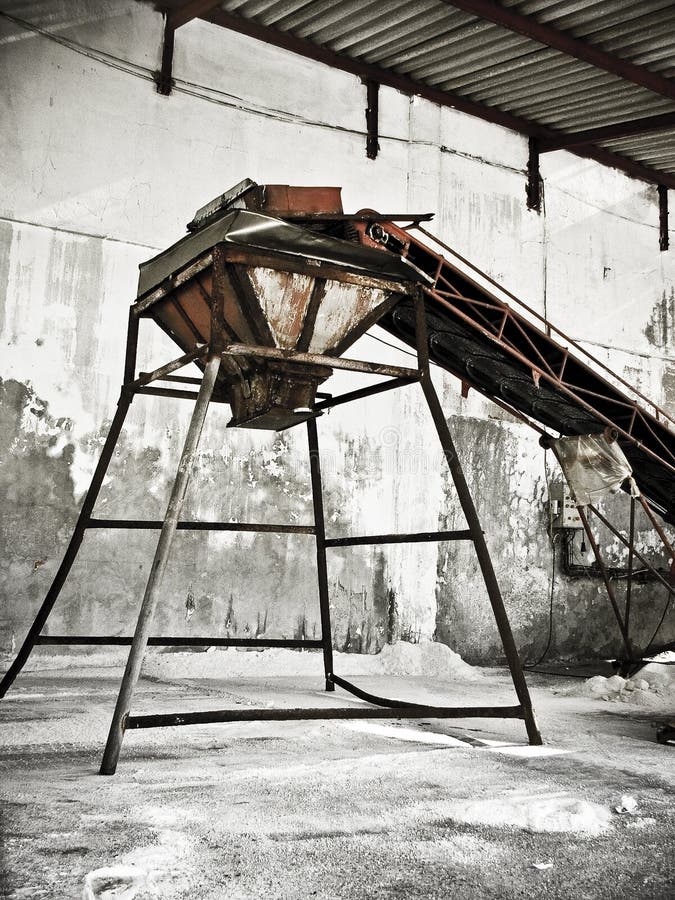 Salt machine stock image. Image of tall, salt, high, factory - 6962317