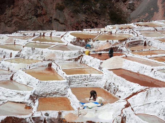 Salt-making process editorial photo. Image of process - 69585511