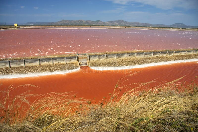 Salt mine stock image. Image of italy, salt, water, pond - 23152439