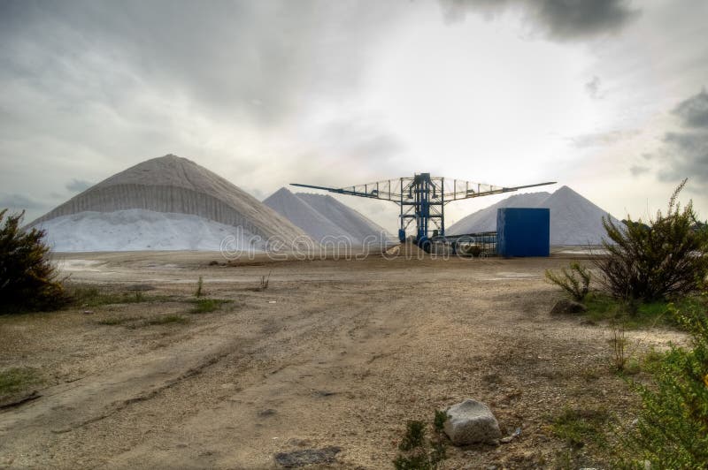 Salt mine stock image. Image of flats, mining, salt, extraction - 6770389