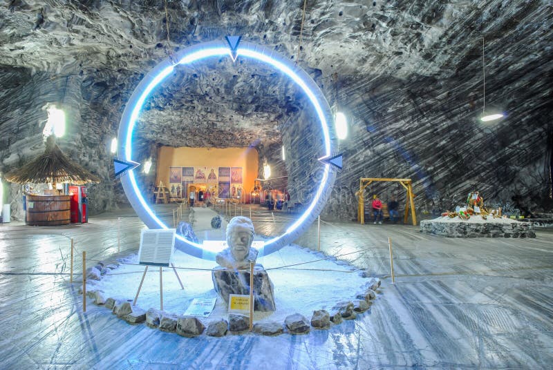 Salt mine stock photo. Image of romania, salt, saltworks - 91518760
