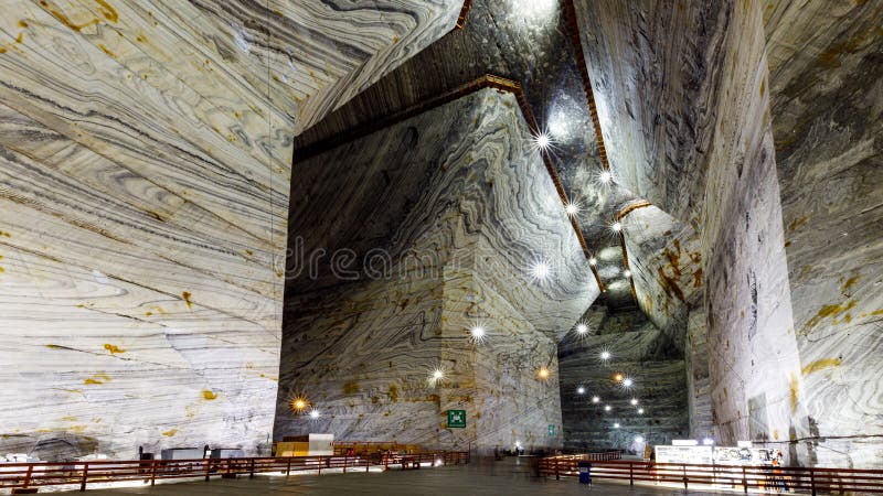 Salt Mine of Slanic Prahova in Romania Editorial Photography - Image of ...