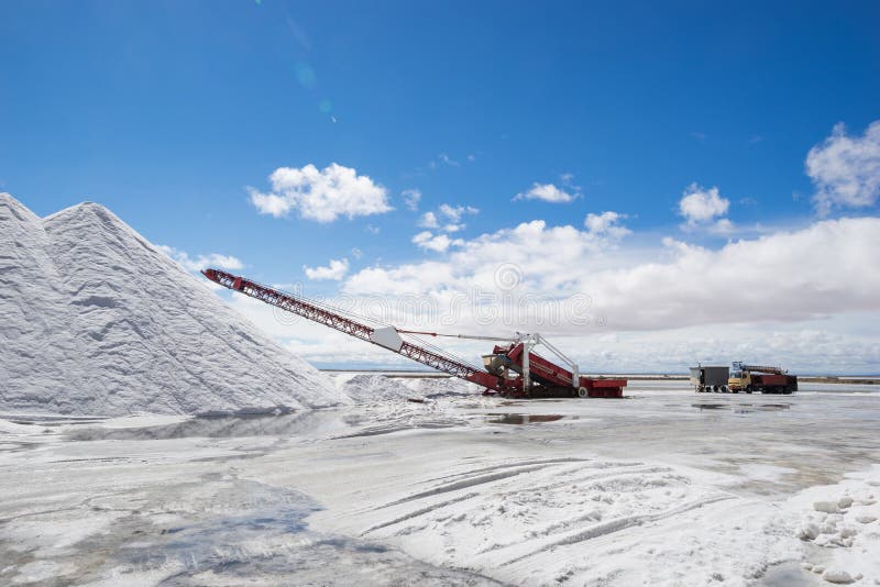 Salt Mining Equipment stock image. Image of equipment - 4945365